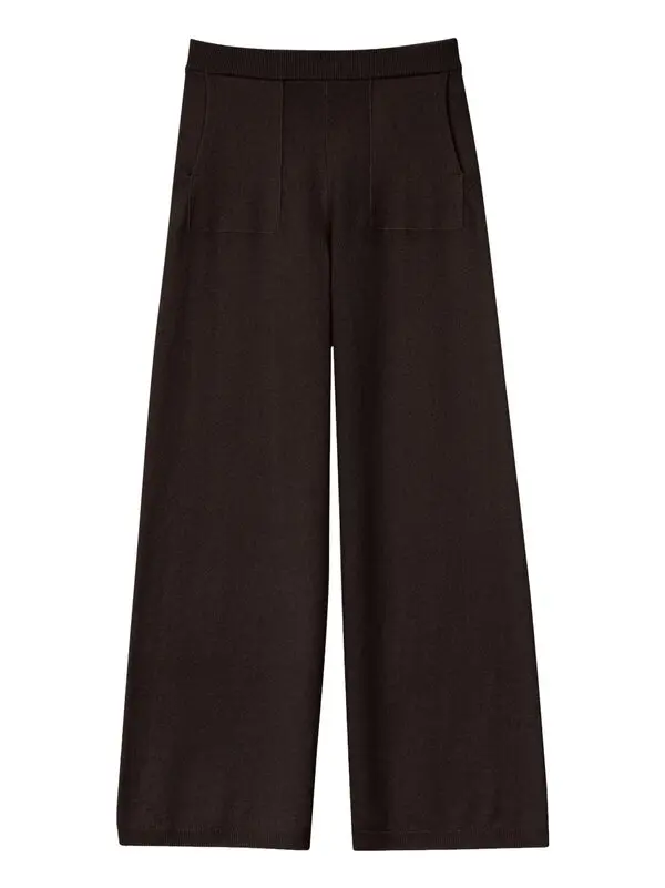 Iris Von Arnim Cashmere-silk Trousers - Chocolate