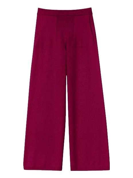 Iris Von Arnim Cashmere-silk Trousers - Ruby