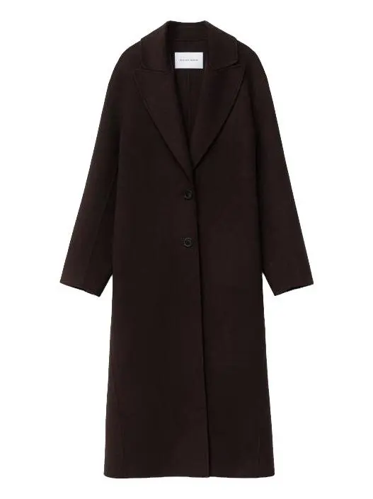 Iris Von Arnim Doubleface Coat - Chocolate