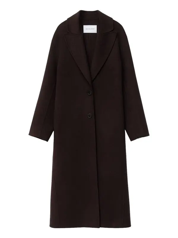 Iris Von Arnim Doubleface Coat - Chocolate