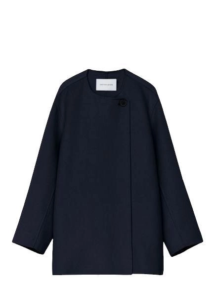 Iris Von Arnim Doubleface Short Coat - Ocean