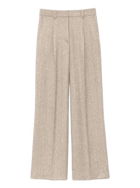 Iris Von Arnim Pleated Trousers - Alabaster