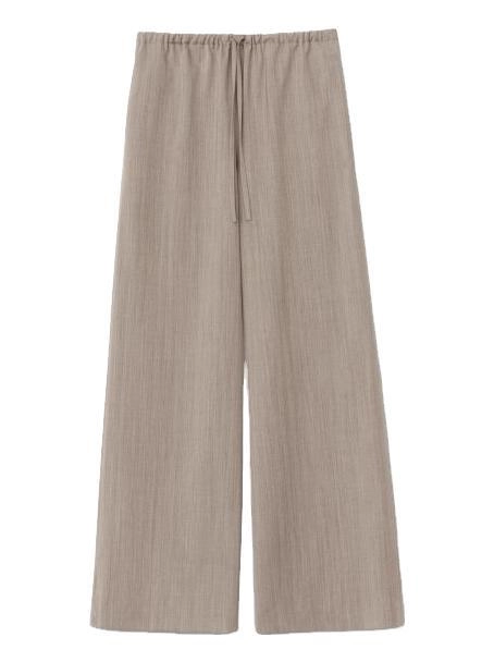 Iris Von Arnim Herringbone Trousers - Gravel