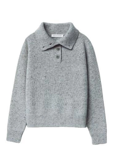 Iris Von Arnim Wool-cashmere Half-zip Sweater - Arctic