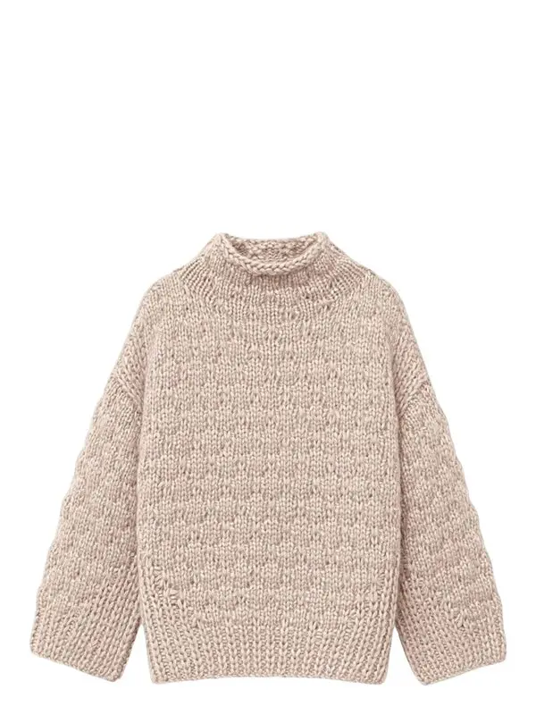 Iris Von Arnim Handknit Sweater - Alabaster