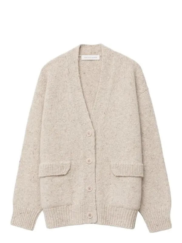 Iris Von Arnim Wool-cashmere Cardigan - Alabaster