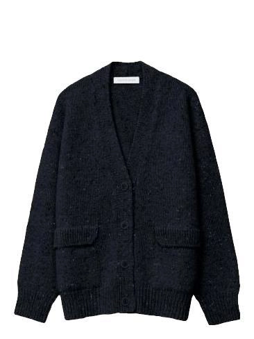Iris Von Arnim Wool-cashmere Cardigan - Navy