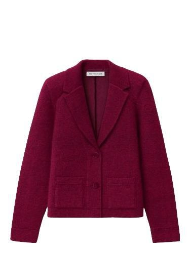 Iris Von Arnim Cashmere-silk Blazer - Ruby