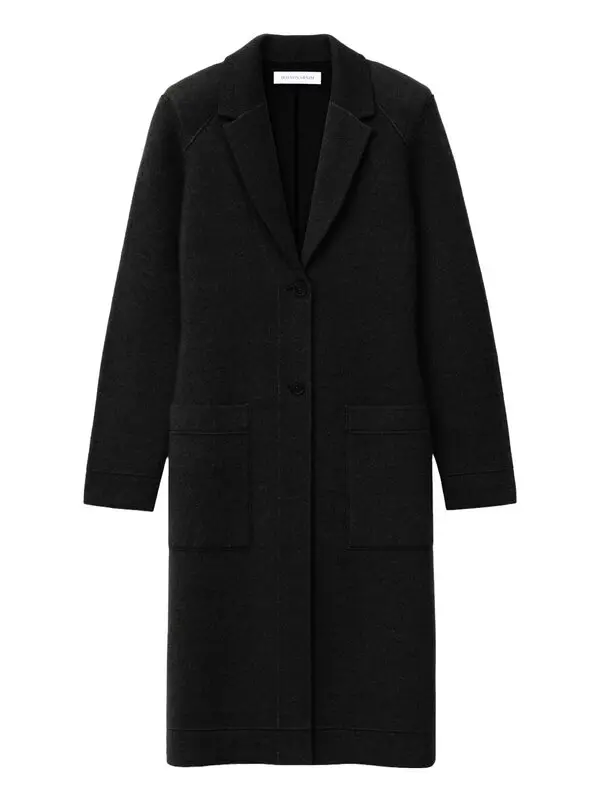 Iris Von Arnim Cashmere-silk Coat - Black