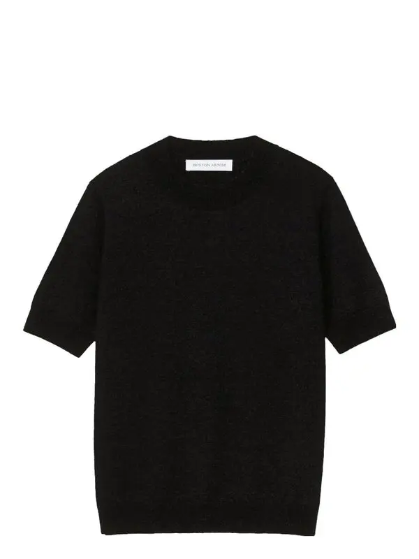 Iris Von Arnim Cashmere-silk T-shirt - Black