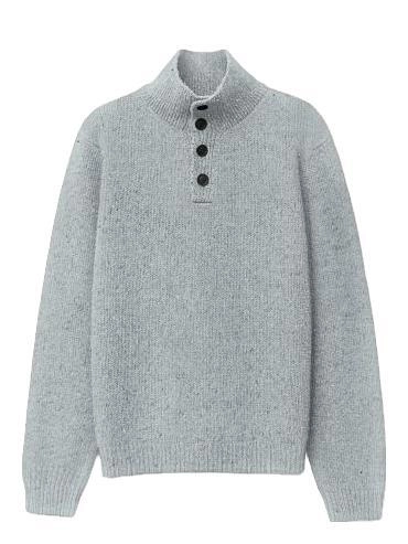 Iris Von Arnim Wool-cashmere Half-zip Sweater - Arctic