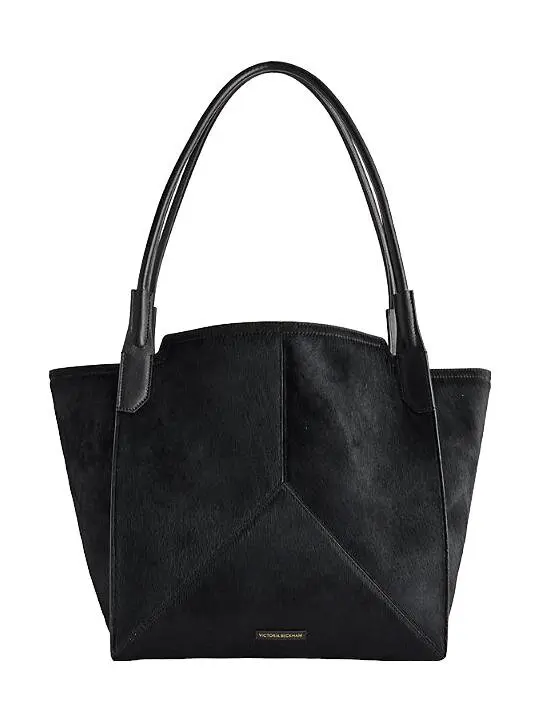 Victoria Beckham Haircalf-leather Tote Bag - Black