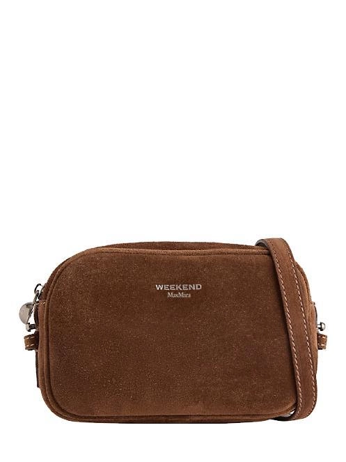 Max Mara Small Suede Camera Bag - Chocolate