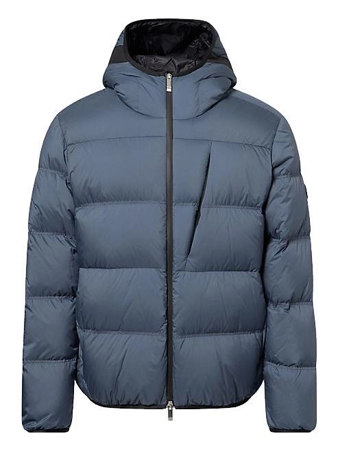 Moncler Poitevin Padded Shell Puffer Jacket - Grey