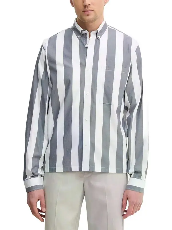 LINDBERGH Striped Shirt - Grey