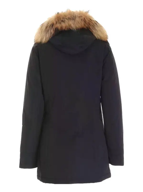 Woolrich Arctic Fur-trimmed Coat - Black