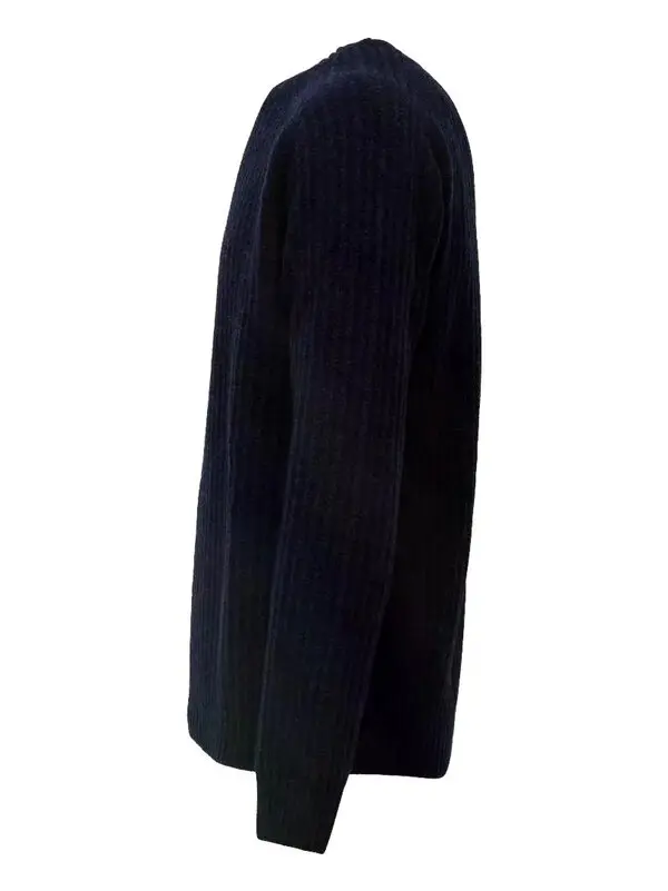 Fedeli Ladak Ribbed-knit Sweater - Blue
