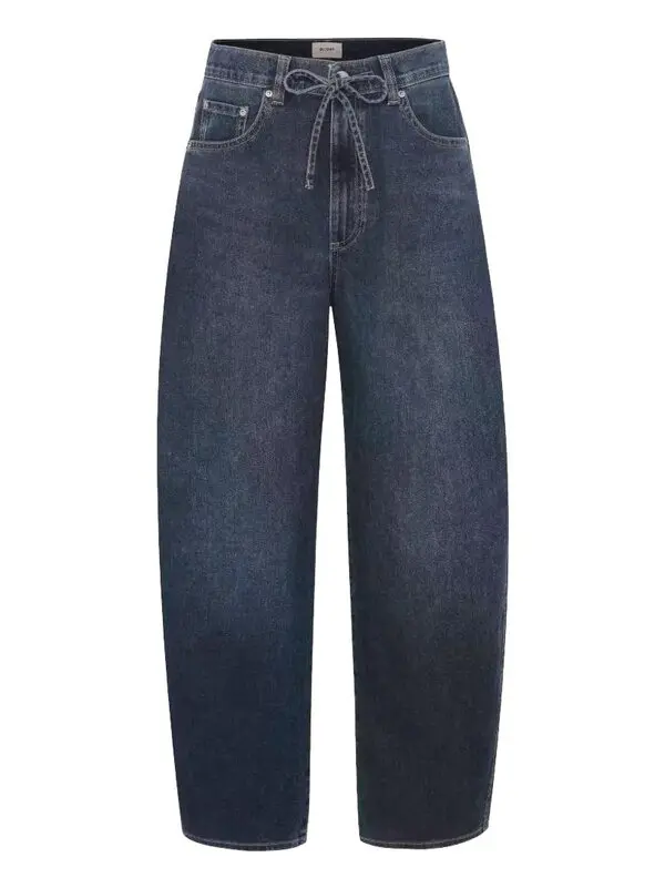 DL1961 Taylor Barrel Drawstring-waist Wide-leg Jeans - Blue