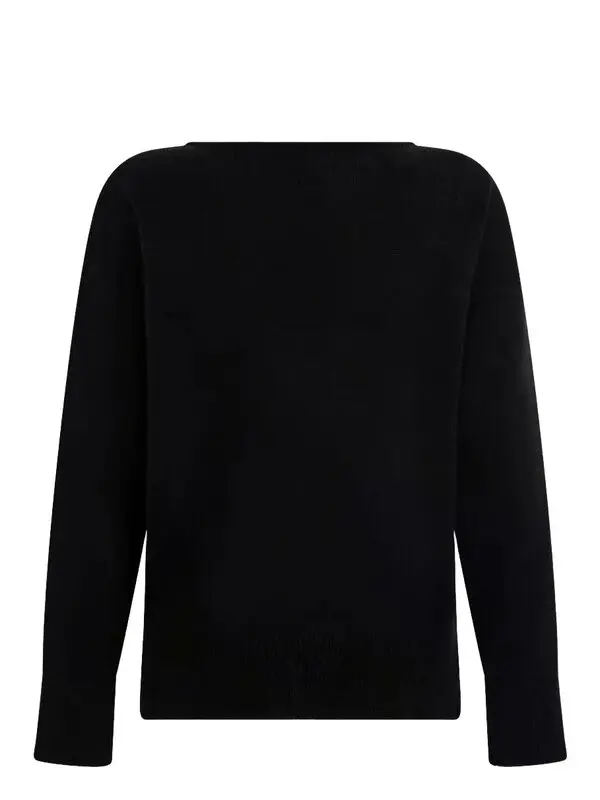 Alberta Ferretti Embellished Long-sleeve Top - Black