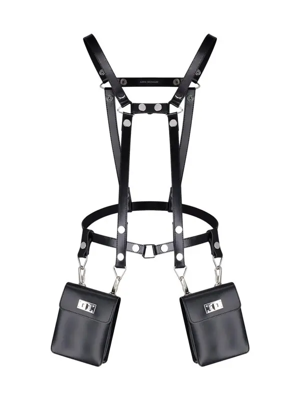 Junya Watanabe Harness With Pouches - Black