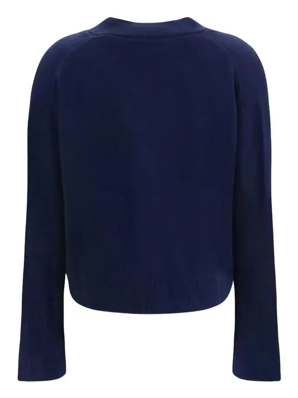 VERYBUSY V-neck Cashmere Cardigan - Blue