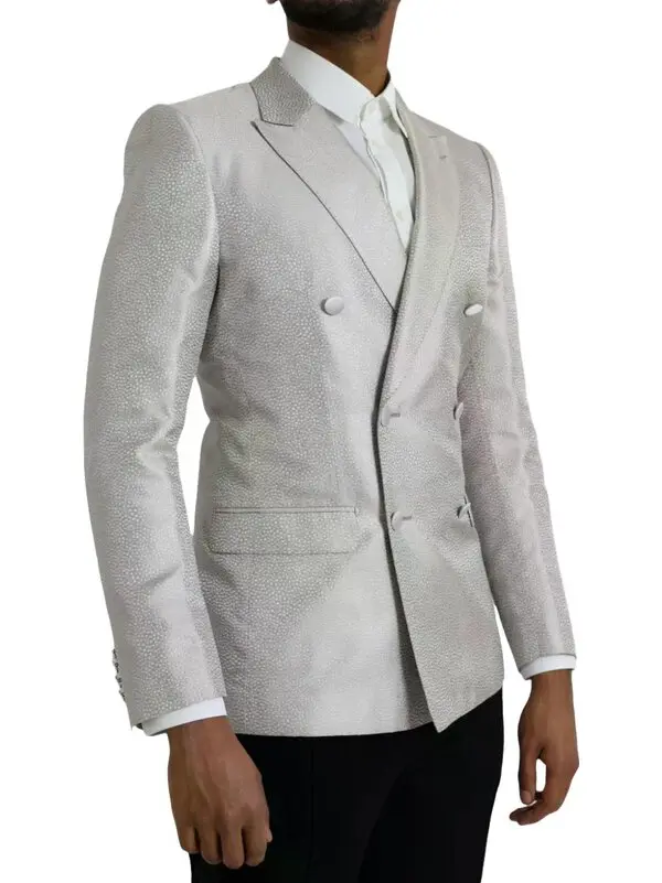 Dolce & Gabbana Martini Double-breasted Blazer - Grey