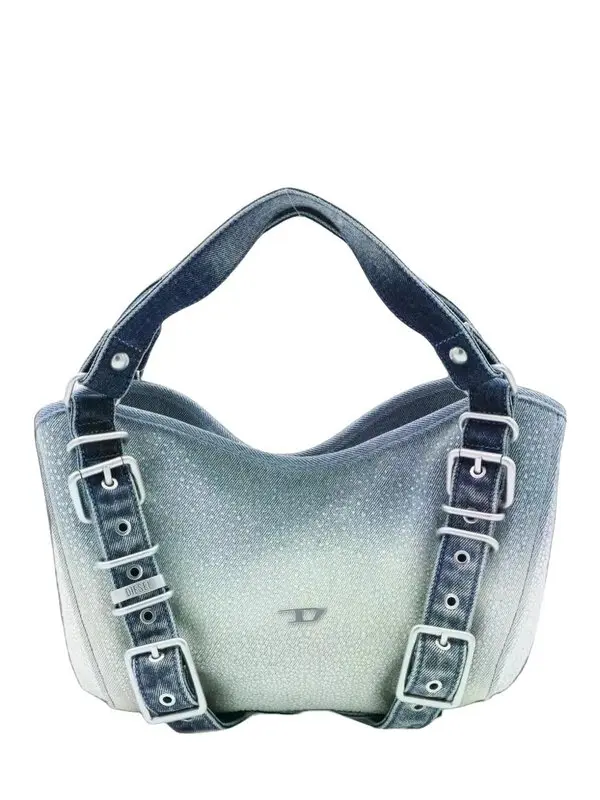 DIESEL® D-one-small Top-handle Bag In Crystal-solarised Denim - Blue