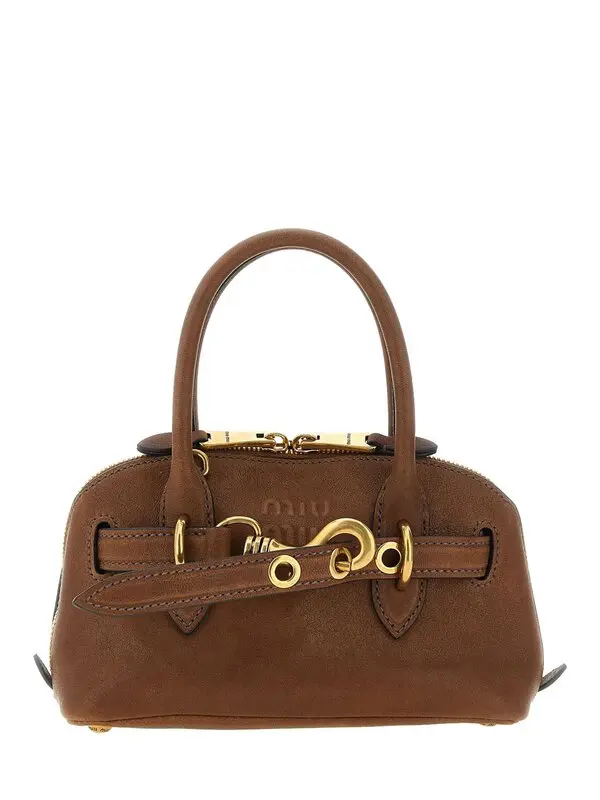 Miu Miu Aventure' Mini Handbag - Brown