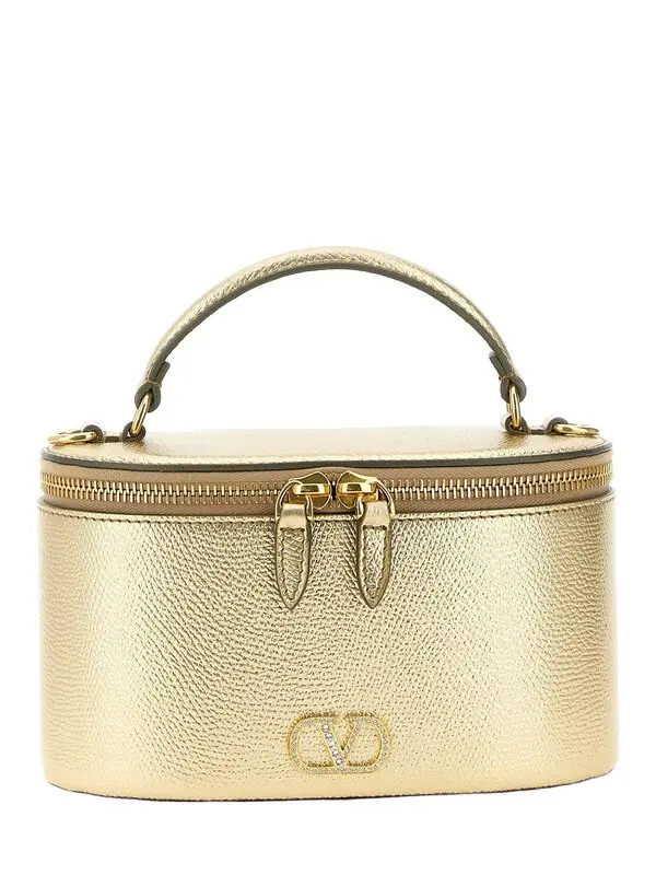 Valentino Garavani Vanity' Mini Handbag - Gold