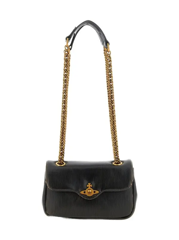 VIVIENNE WESTWOOD Anita' Small Shoulder Bag - Black