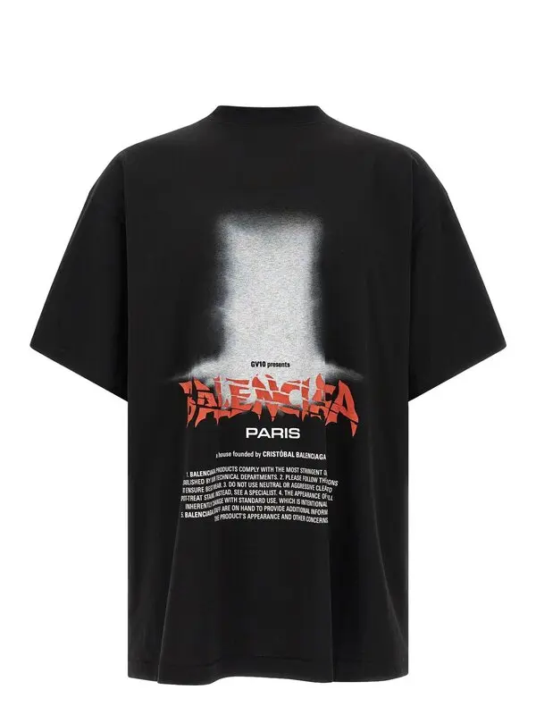 Balenciaga The Door' T-shirt - Black