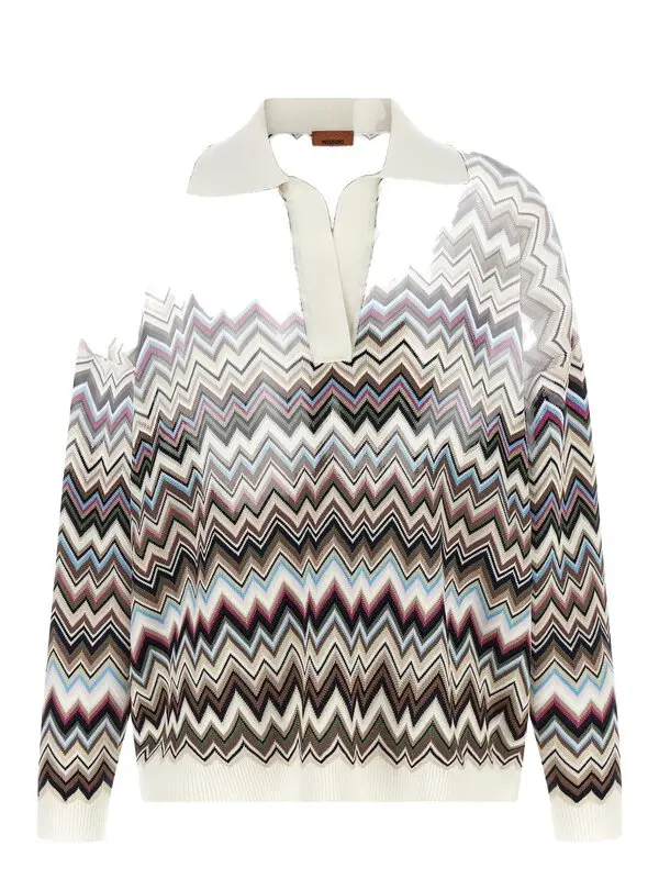 Missoni Zigzag Polo Shirt - Multi