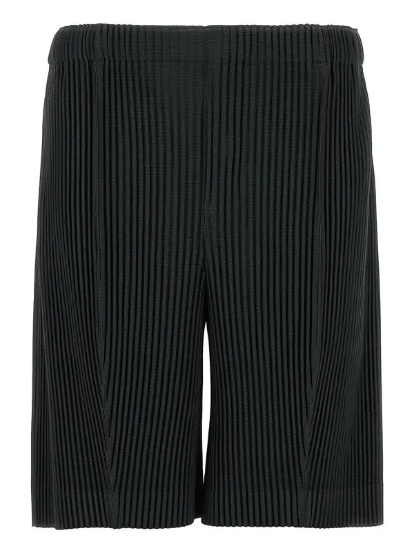 Issey Miyake Monthly Colors: August' Bermuda Shorts - Gray