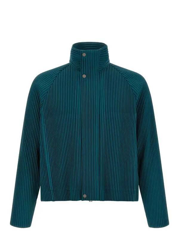 Issey Miyake Tailored Pleats 1' Jacket - Green