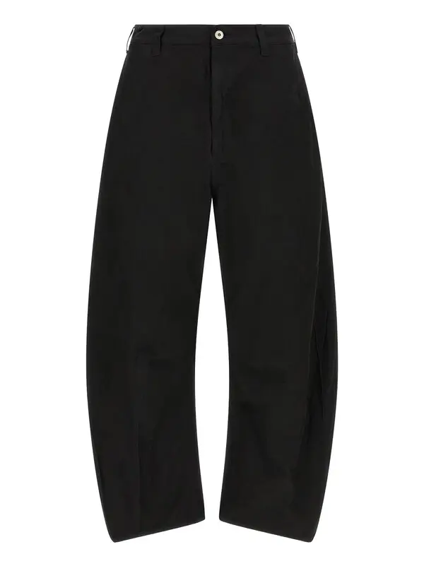 COMME DES GARҪONS HOMME Curved Leg Pants - Black