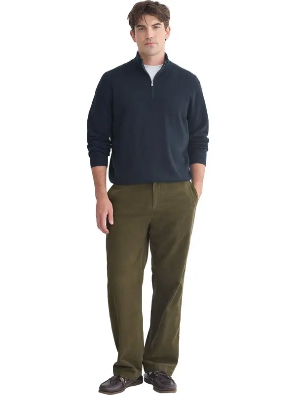 Everlane Relaxed Pinwale Corduroy Trouser - Olive Night
