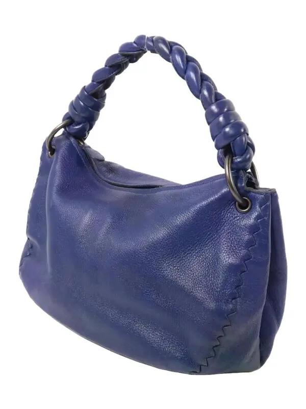 Bottega Veneta Braided Top-handle Shoulder Bag - Blue