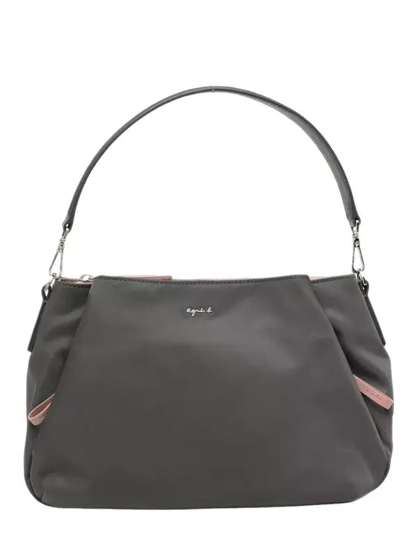 AGNES B. Origami Shoulder Bag - Grey