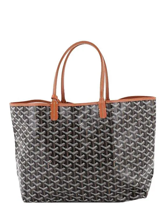 Goyard Pm Saint Louis Tote Coated Canvas - Brown