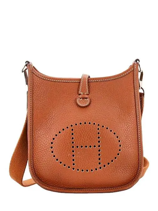 Hermès Tpm Evelyne Bag Gen Iii Clemence - Brown