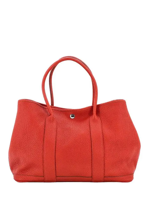 Hermès 36 Garden Party Tote Leather - Red