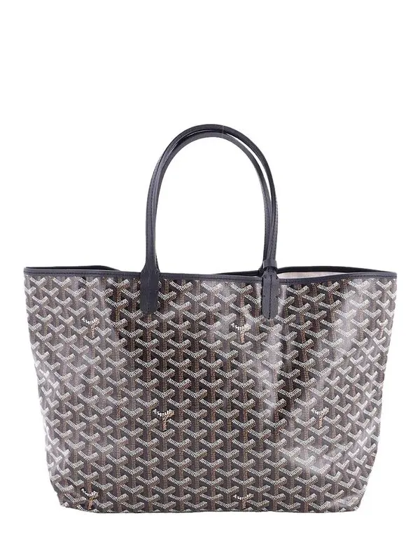 Goyard Pm Saint Louis Tote Coated Canvas - Black