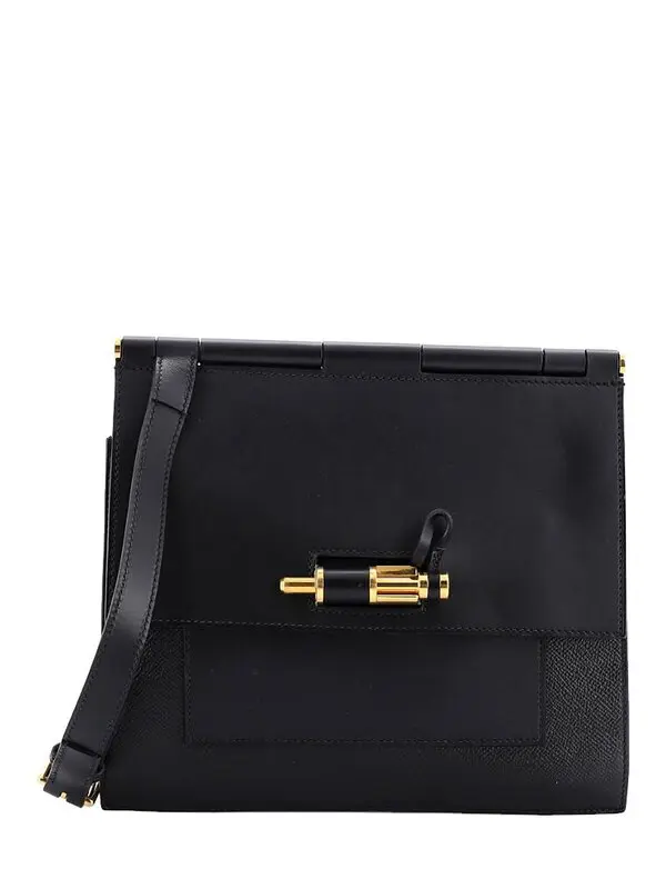 Hermès 24 Sacabar Shoulder Bag Epsom And Swift - Black