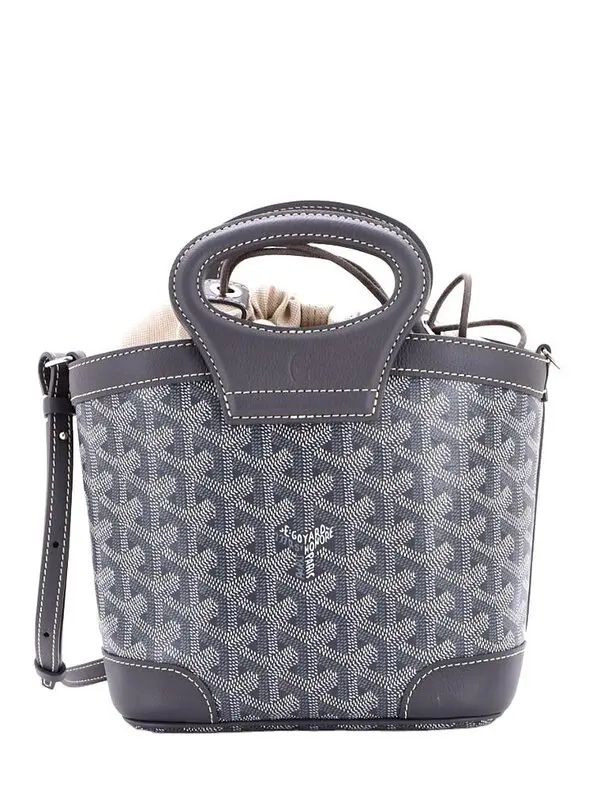 Goyard Mini Beluga Bag Coated Canvas - Gray