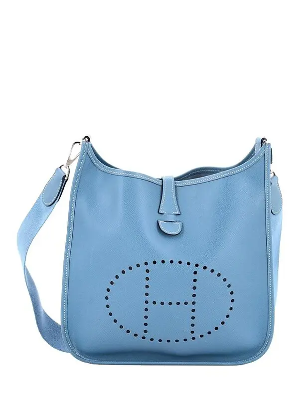 Hermès Pm Evelyne Bag Gen Ii Epsom - Blue