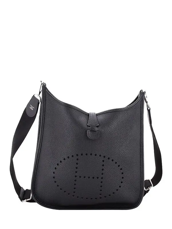 Hermès Pm Evelyne Bag Gen Iii Clemence - Black