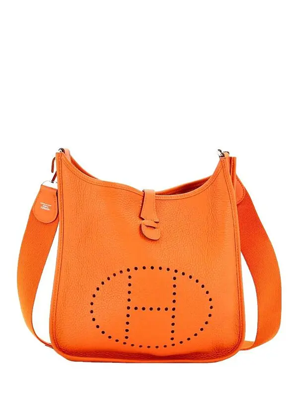 Hermès Pm Evelyne Bag Gen Iii Clemence - Orange