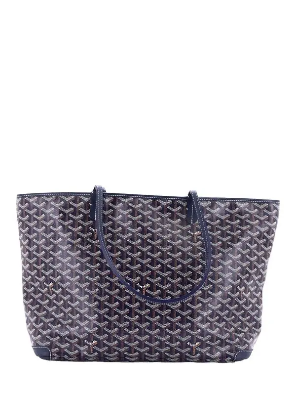 Goyard Mm Artois Tote Coated Canvas - Blue
