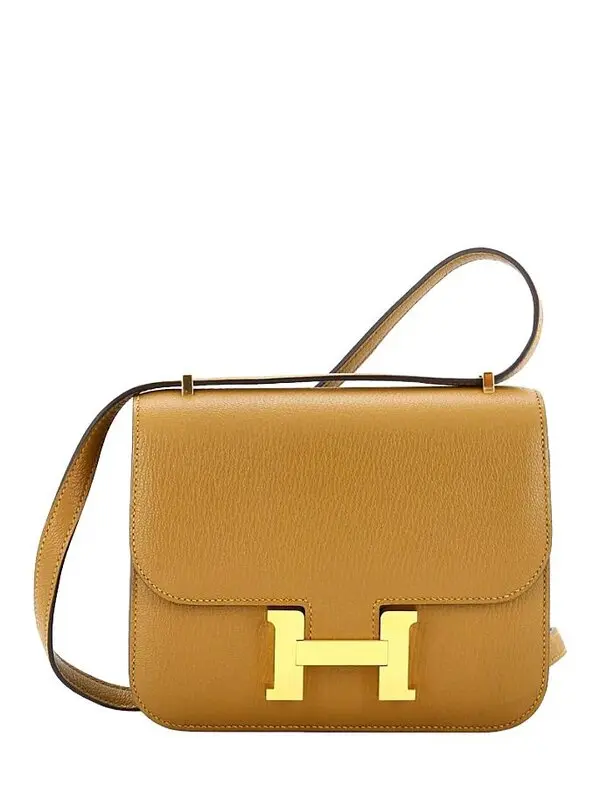 Hermès 18 Constance Nm Bag Chevre Mysore - Brown