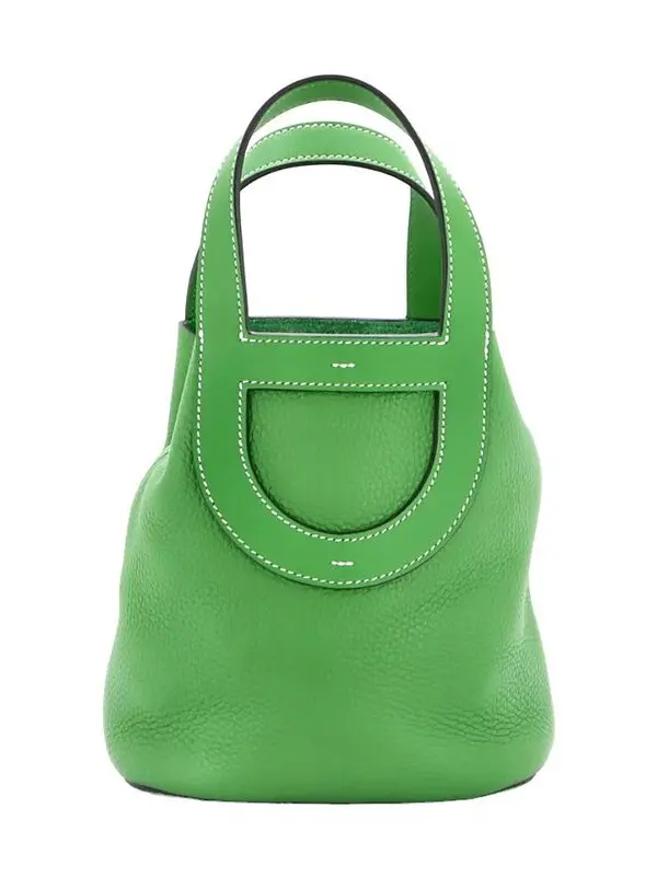 Hermès 18 In-the-loop Bag Clemence With Swift - Green